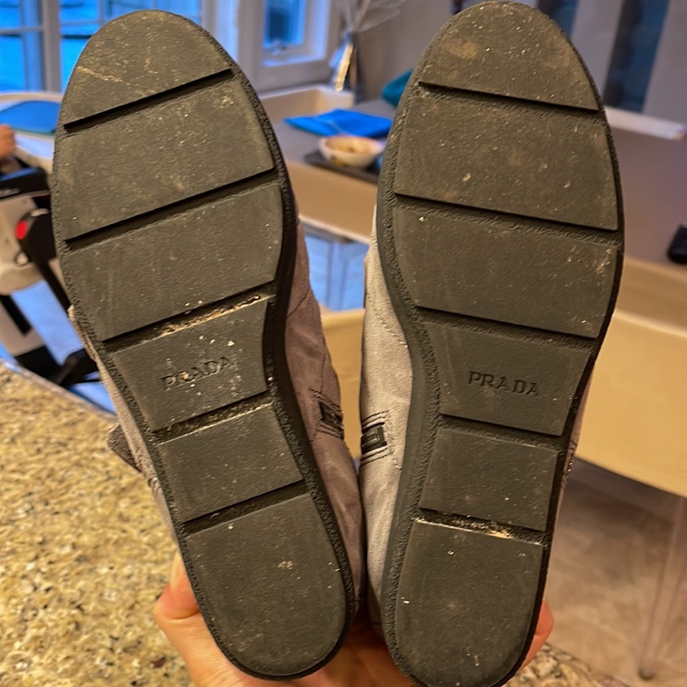 Authentic Prada Wedge Sneaker - Gem